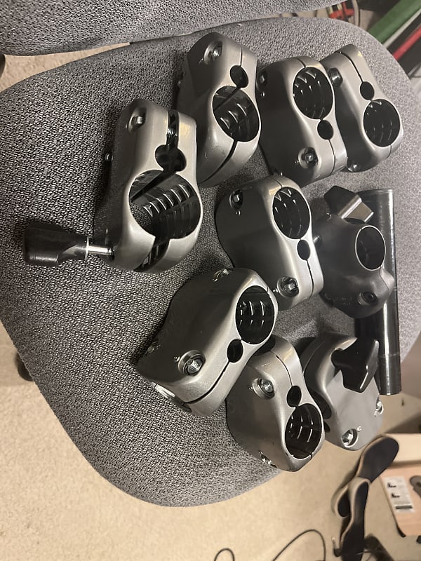 Set of 8 Roland V Drum MDS-12 Rack Clamps & Module Arm for TD | Reverb