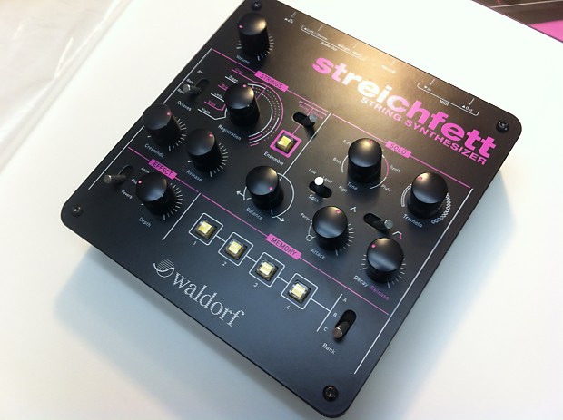 Waldorf Streichfett String Synth 2015 Black | Reverb