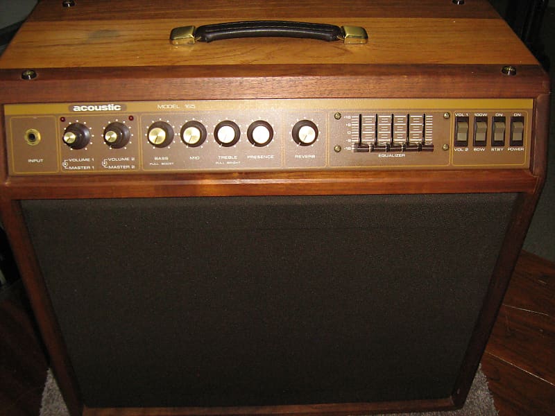 Acoustic '79-80 Rare Model 165 100/60W 1x12 Wood Cabinet | Reverb