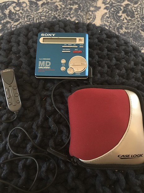 Sony Portable minidisc recorder MZ-R70 Blue | Reverb