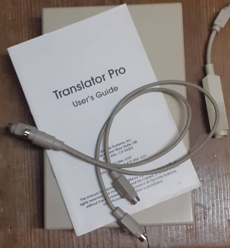 Opcode Translator Pro, MIDI Interface for Serial Port | Reverb France