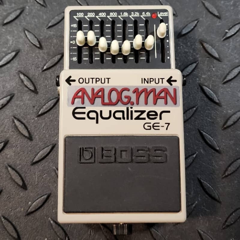 Analogman Boss GE-7 Graphic Equalizer Modded Pro Mod EQ PSA | Reverb