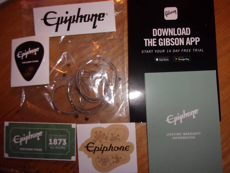 Epiphone Lot Case Candy 4 x Decals 3 + 3 Electric Guitar | Reverb