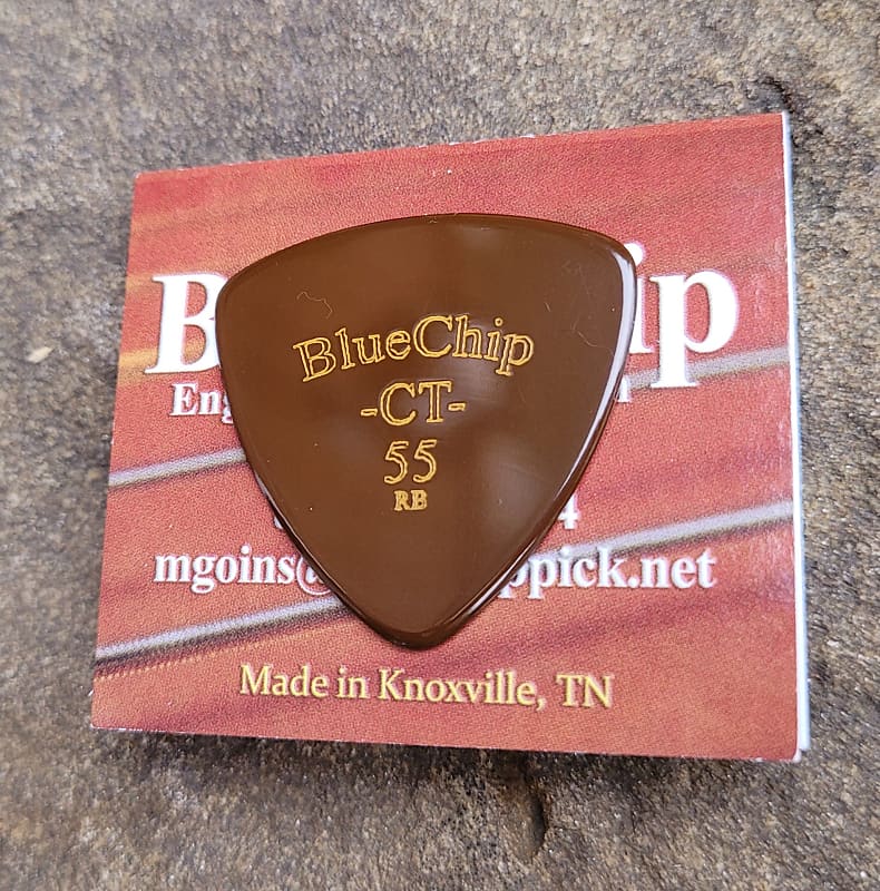 Blue Chip CT-55 RB pick (TAD-55 RB) triangle 346 size | Reverb Italia
