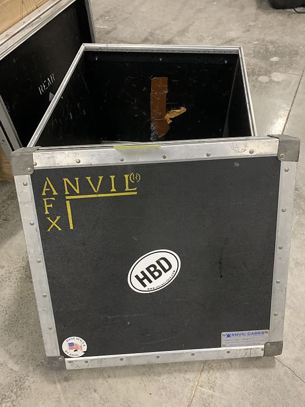 Anvil 12u Rack road case. Late 90s Early 2000s - Black | Reverb