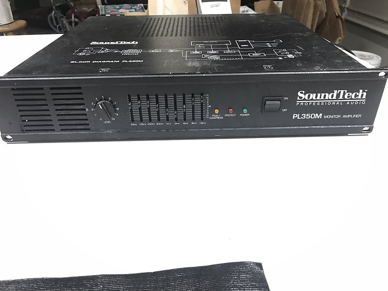 SoundTech PL350M Monitor Amplifier | Reverb