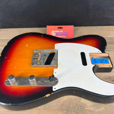 Real Life Relics Nitro Tele® Telecaster® Body Aged 3 Tone | Reverb
