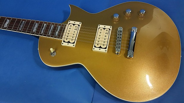 SOLD ESP Ltd EC-401V Electric Metallic Gold | Reverb
