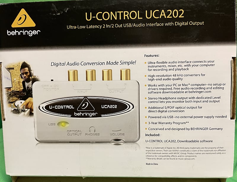 Behringer U-Control UCA202 Audio Interface | Reverb