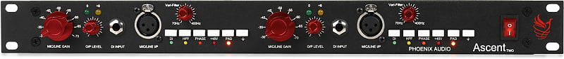Phoenix Audio Ascent Two Microphone Preamp with DI | Reverb
