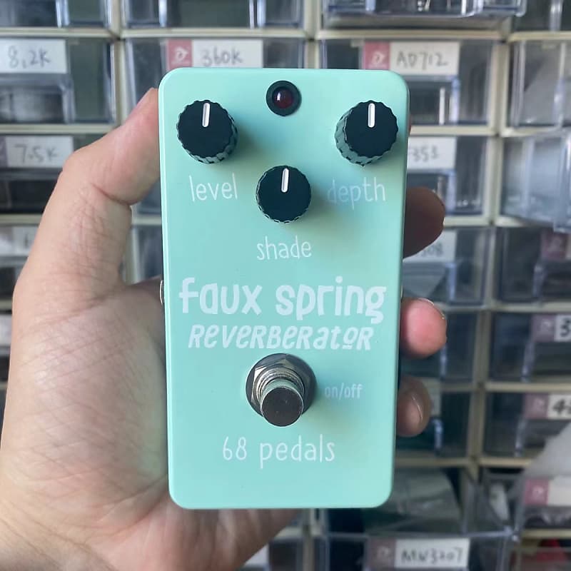 68pedals spring reverb guitar effect pedal by Bin | Reverb