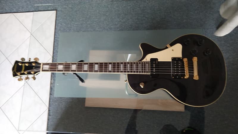 E-Gitarre Johnson JLP-90 Transparent Black | Reverb