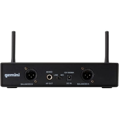Gemini UHF-6200M UHF Dual Handheld System | Reverb