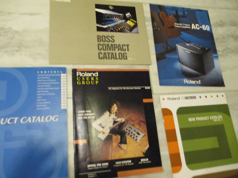 Roland Catalogs TR 909 Synthesizers- Effects - Stomp Boxes | Reverb