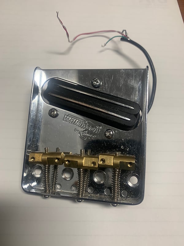 Wilkinson Tele Bridge 2020 - Chrome with unbranded Hot Rail | Reverb