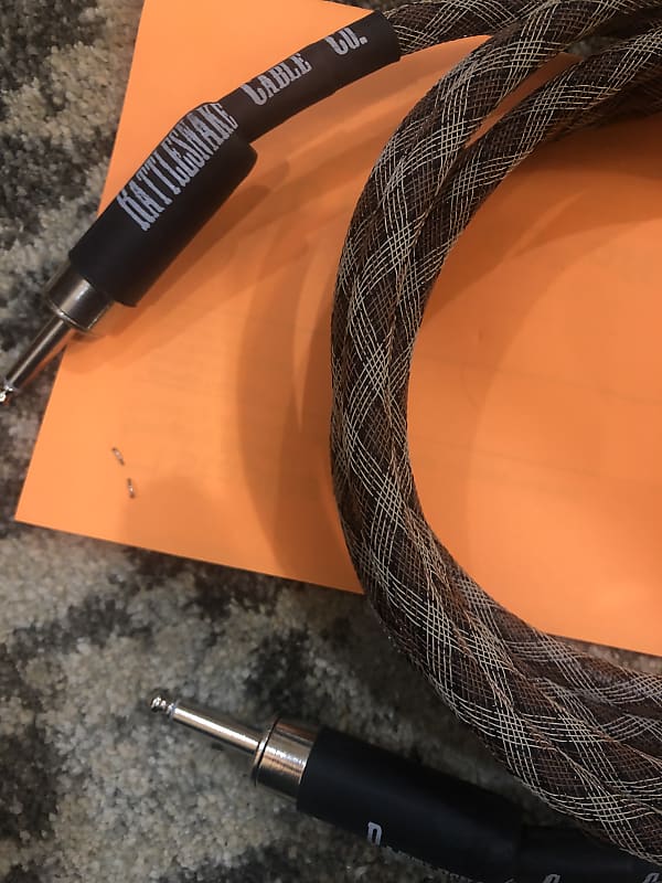 Rattlesnake Speaker patch cable by Donovan 2019 Snake weave / | Reverb