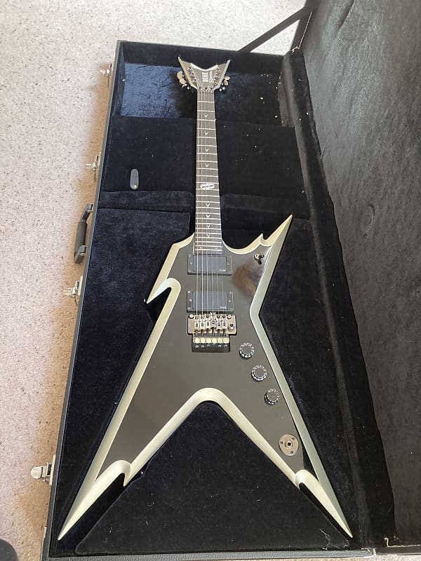 Dean Razorback 255 2007 - Silver and black | Reverb UK