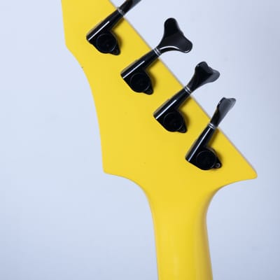 B.C. Rich Platinum Series Warlock Bass 1988-1989 Yellow | Reverb