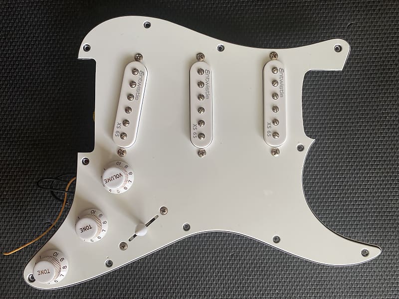 Custom Fully Loaded Fender Scratchplate with Entwhistle | Reverb