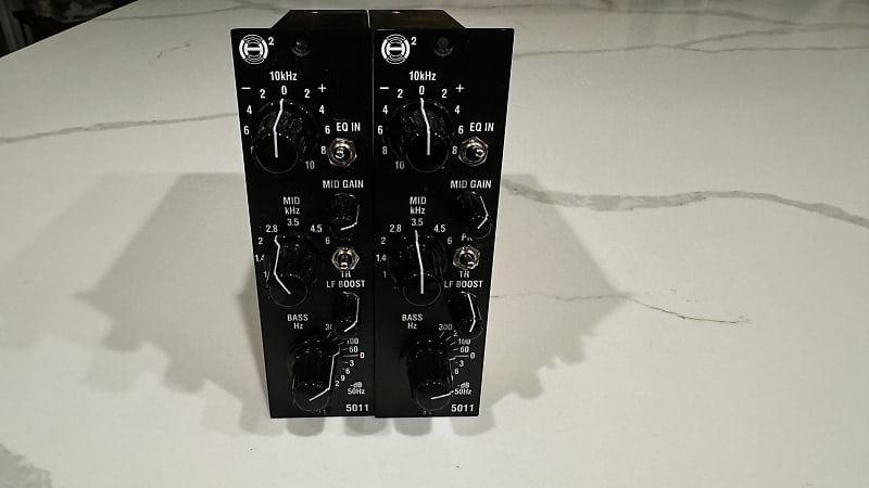 Pair of H2 Audio 5011 - 500 Series Helios EQ 2021 - Black | Reverb