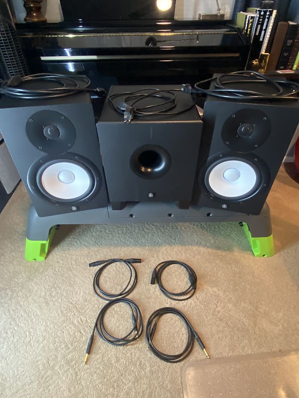 Yamaha HS8 Studio Monitor Pair with HS8S Subwoofer COMBO | Reverb