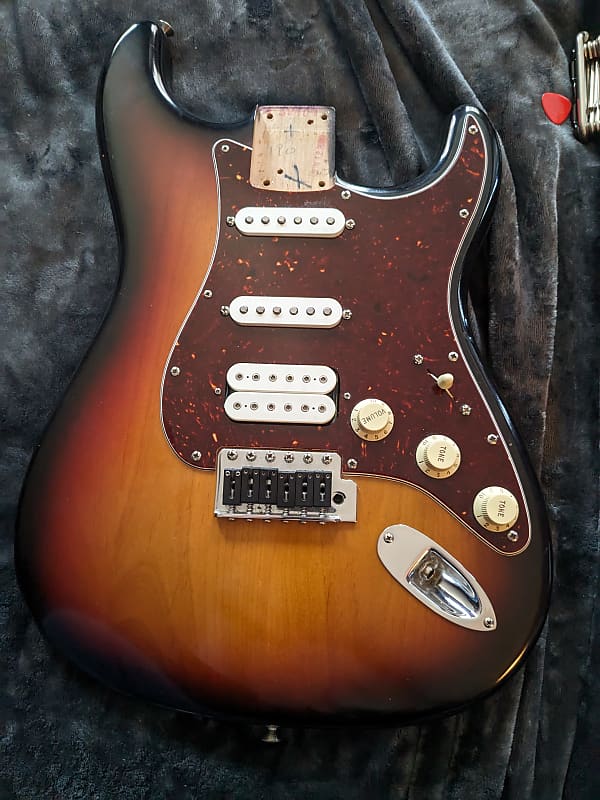 Fender Highway One loaded Stratocaster body Sadowsky pickups | Reverb