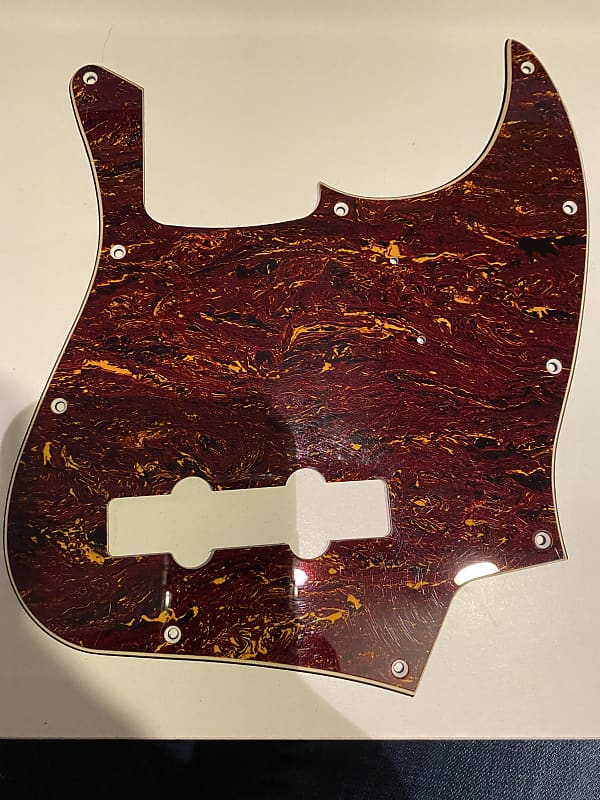 For Fender or Squier Jazz Bass Tortoise Shell Pick Guard | Reverb