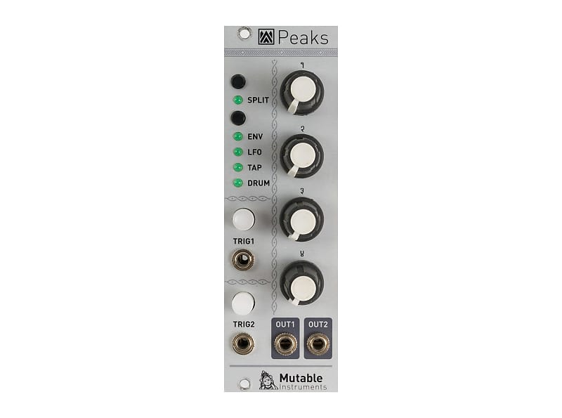 Mutable Instruments Peaks Dual LFO / Envelope / Drum Voice | Reverb
