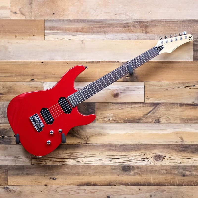 Samick SS71 (SS-71) HH Solid Body Electric Guitar, Red | Reverb