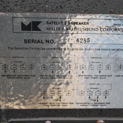 MILLER & KREISEL M&K Satellite II Bookshelf speakers LOOK & | Reverb