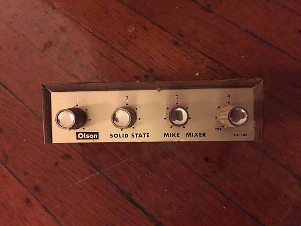 Olson Solid State Mike Mixer 1970s | Reverb