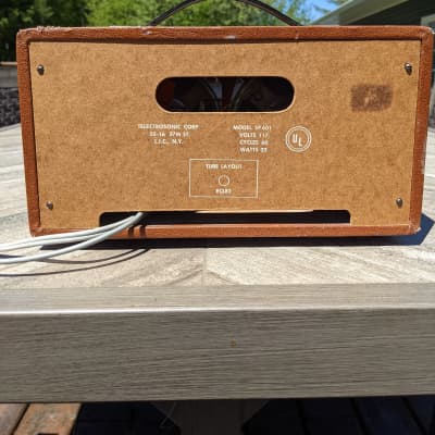 Telectro Stereo Amp SP-601 1953 - Leather | Reverb