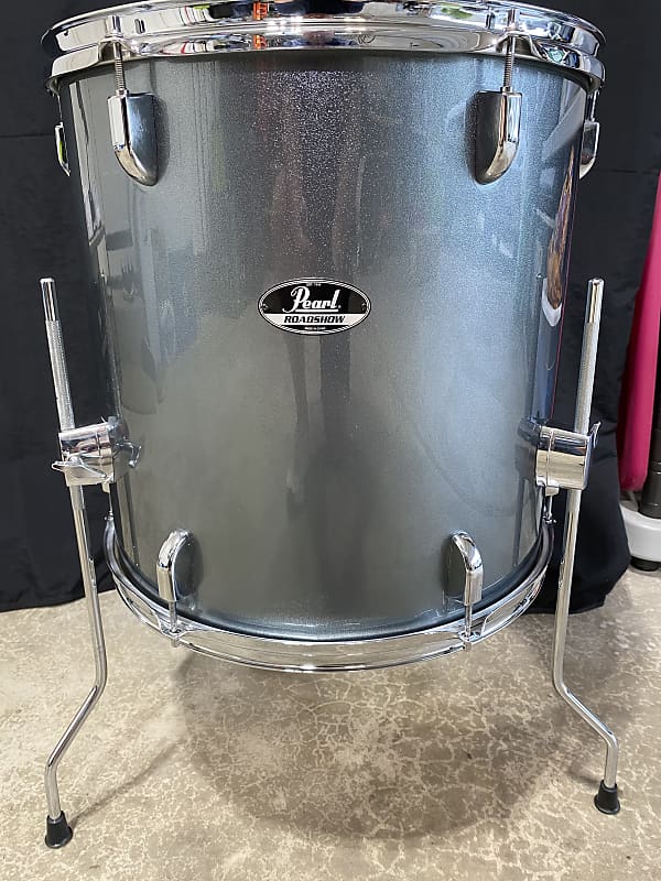 Pearl Roadshow Floor Tom Drum 16”X16”- Charcoal Metallic | Reverb