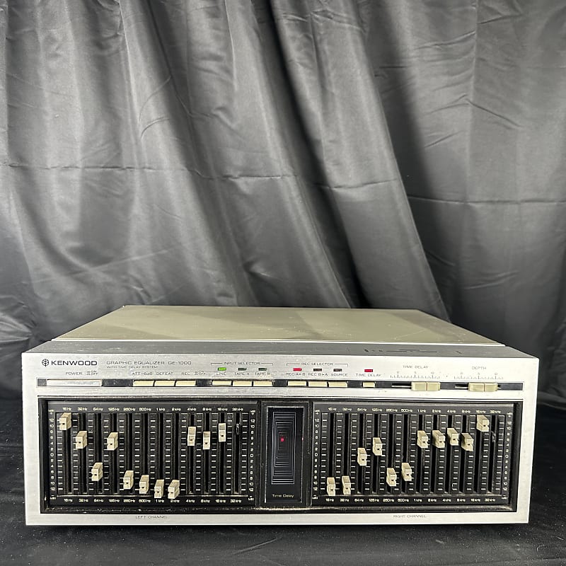 Vintage Kenwood GE-1000 Graphic Equalizer - RARE | Reverb