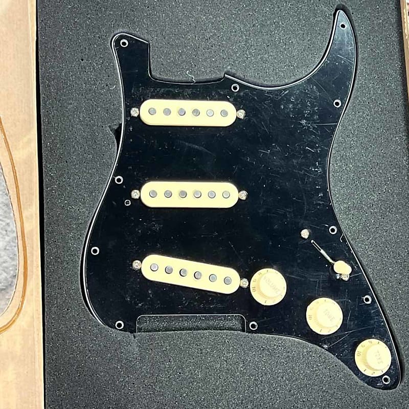 Used: Fender Pre-Wired Stratocaster Pickguard with custom 69' | Reverb