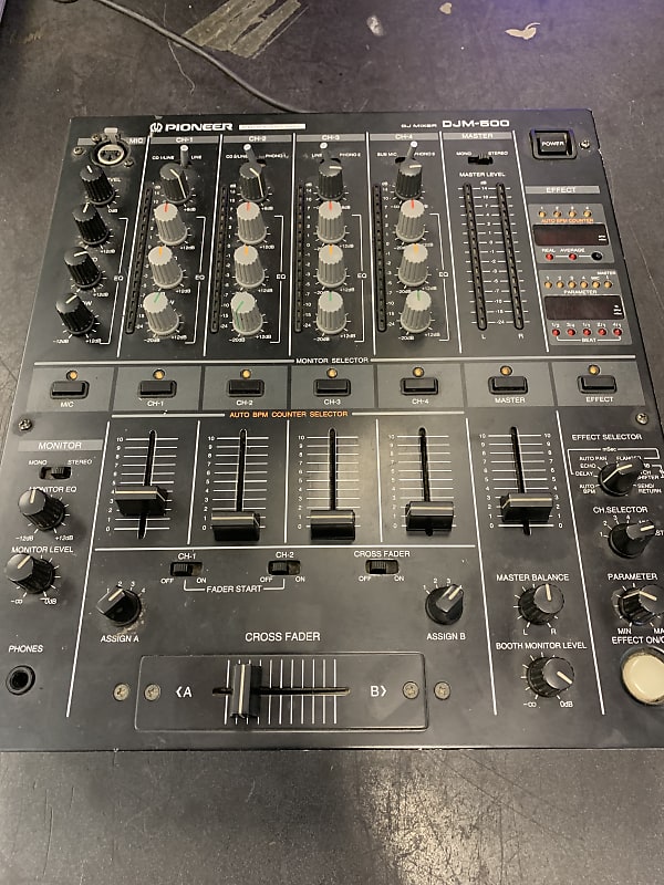 Pioneer DJM-500 professional DJ mixer nice shape | Reverb