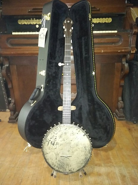 Vintage Antique 1920's (early) Supertone 5 String Banjo + | Reverb