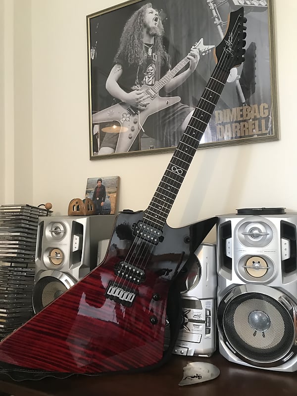 Chapman Explorer - Ghost Fret Black Blood Standard V2 2019 - | Reverb