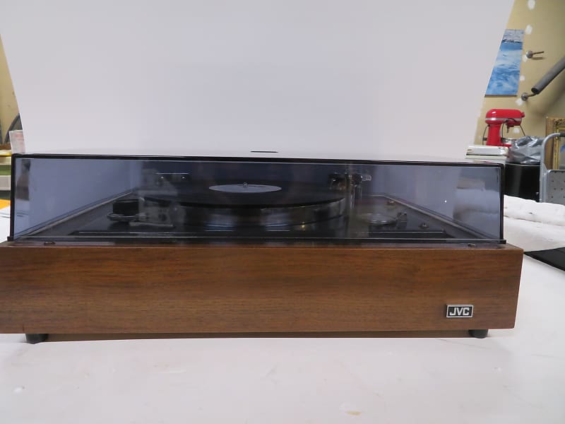 JVC Model SRP 417E-5 Turntable 1970's - wood and silver | Reverb