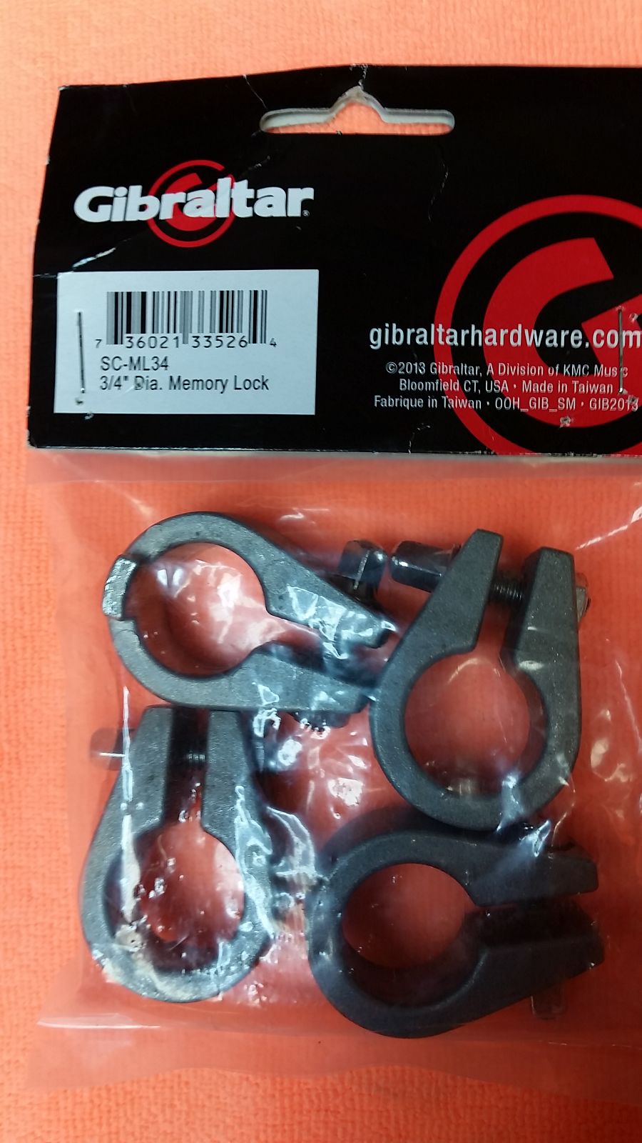 Gibraltar SC-ML34 3/4" Memory Locks (4 Pack) | Reverb Canada