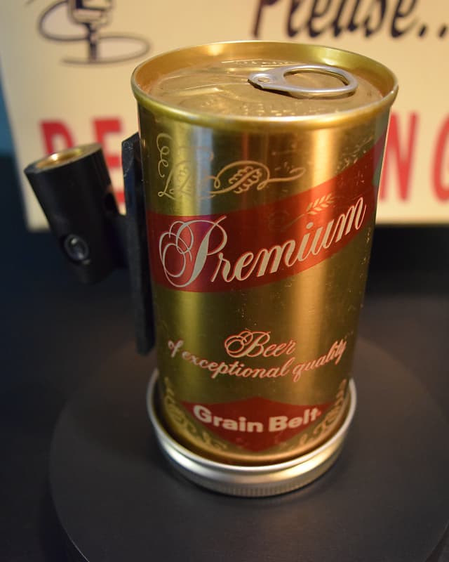 Lo Fi Beer Can Microphone - Grain Belt Premium | Reverb Canada