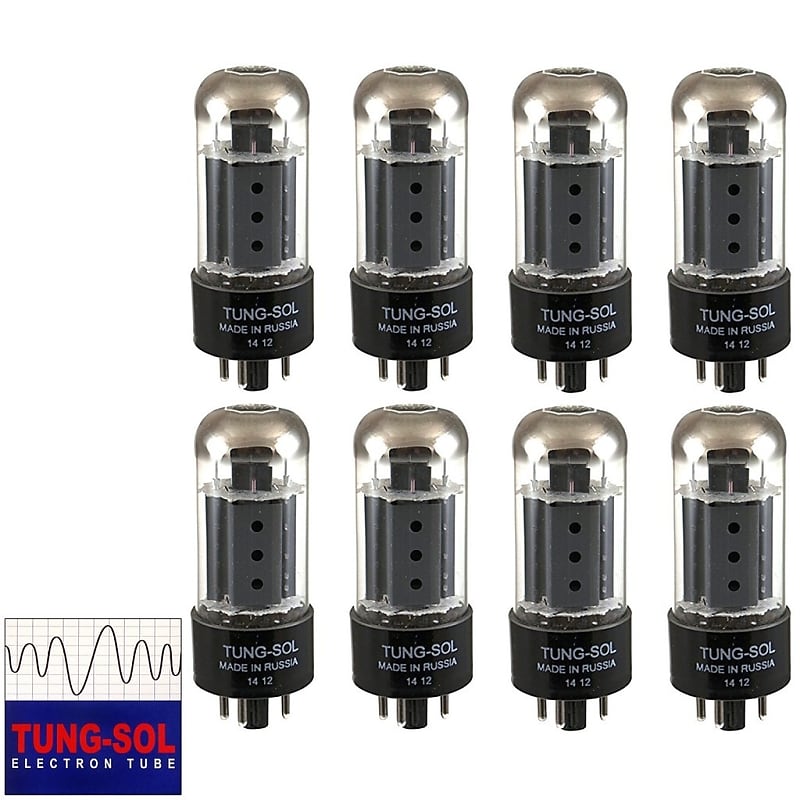 New Matched Octet (8) Tung-Sol 7591A Reissue Vacuum Tubes | Reverb
