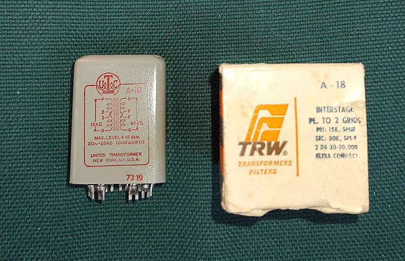 UTC A-18 Interstage Audio Transformer (one) | Reverb