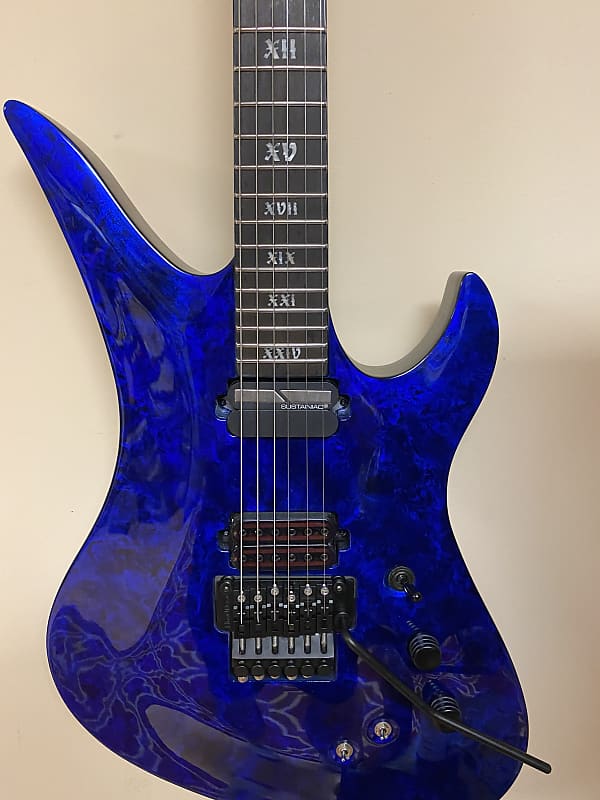 Schecter Avenger FR-S Apocalypse Blue Reign 2021 Blue | Reverb
