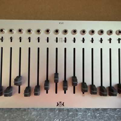 Michigan Synth Works XVI Desktop Faderbank (Silver) [DEMO] | Reverb