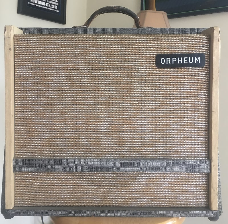Vintage Orpheum Univox 1960’s Gray / Beige Guitar Amp, | Reverb