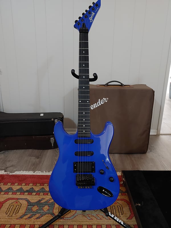 1984 Guild S-284 Aviator Blue w/ Case | Reverb