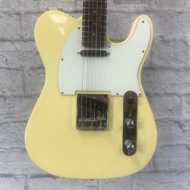 Unknown Partscaster Tele Cream Electric Guitar | Reverb