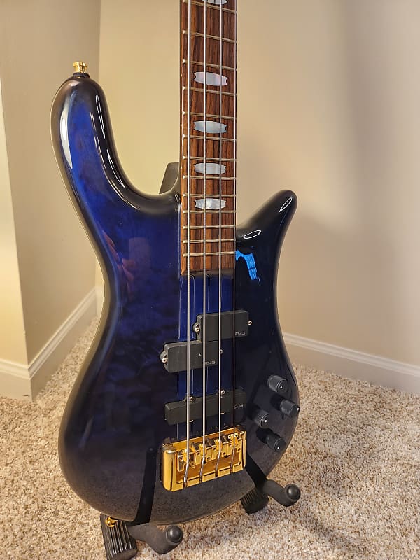 Spector Spector Euro 4 LX Blue w/ hard shell case | Reverb
