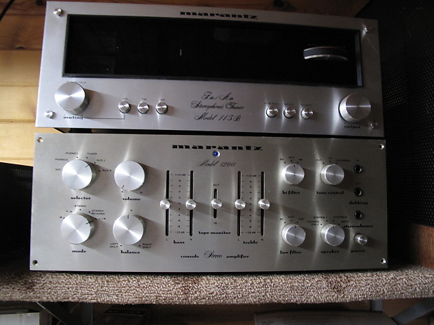 MARANTZ 115B/1200 1972/1976 SILVER/BLACK | Reverb